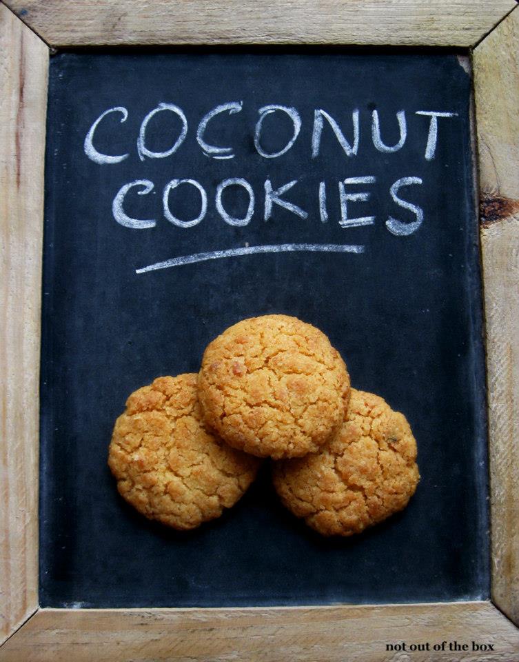 Coconut Cookies | Not Out of the Box