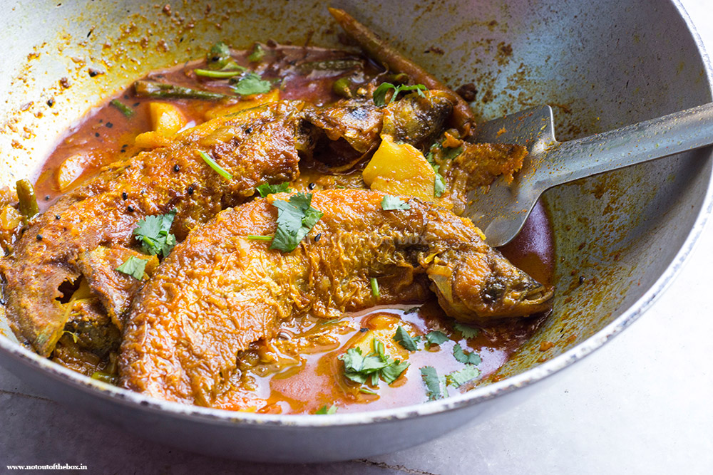 Pabda Mach er Jhaal/Spicy Pabda fish Curry | Not Out of the Box
